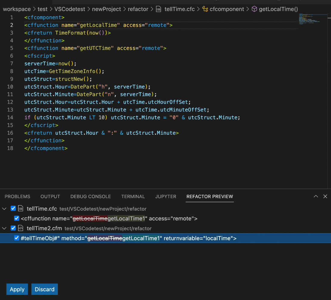 New Adobe CF Builder (VS Code Extension) Beta Release - TeraTech