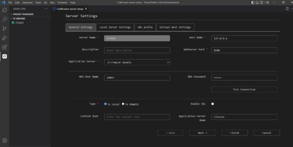 New Adobe ColdFusion Builder (VS Code Extension) Beta Release - TeraTech