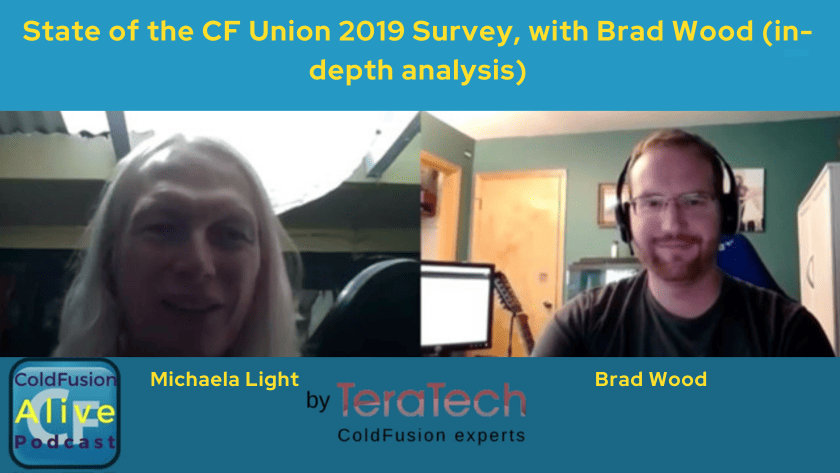 State Of The CF Union 2019 Survey, With Brad Wood (in-depth Analysis) - Transcript - TeraTech