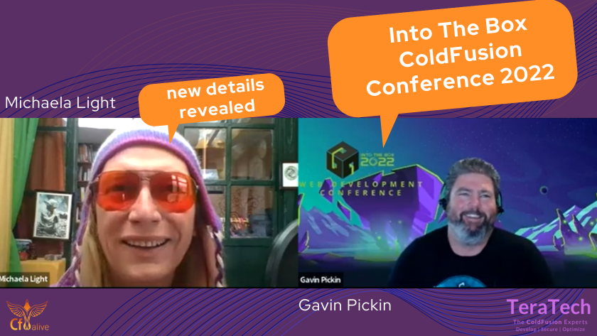 118 Into The Box ColdFusion Conference 2022 (new Details Revealed) With Gavin Pickin ...