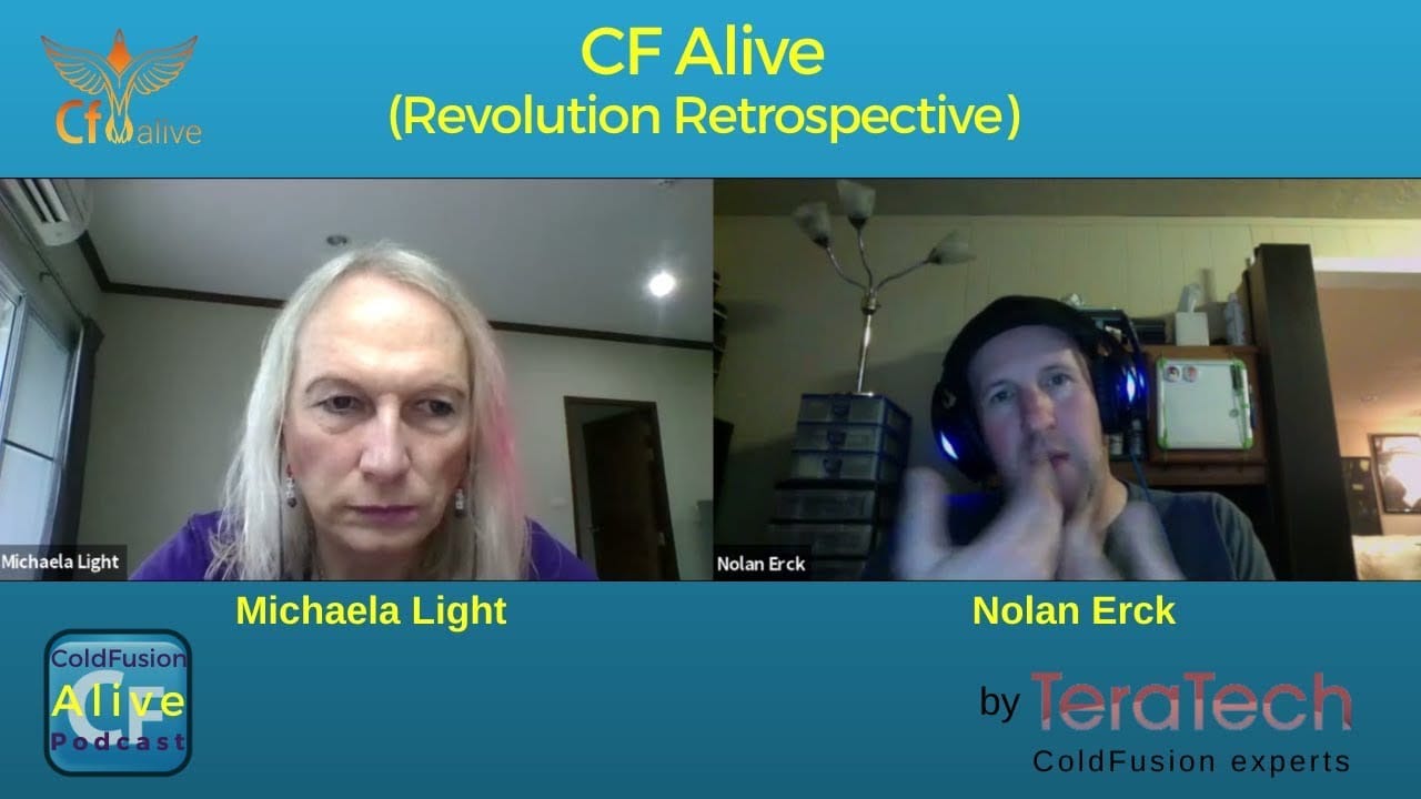 100 CF Alive (Revolution Retrospective) with Nolan Erck and Michaela Light - Transcript - TeraTech